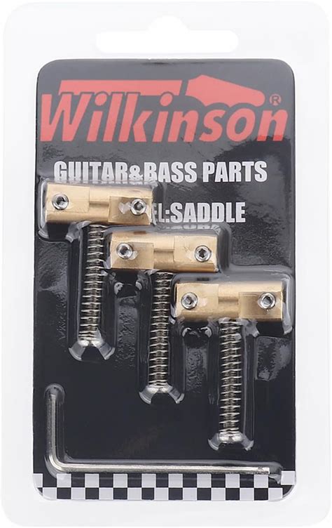 3 Pack Compensated Brass Telecaster Bridge Saddles Set For