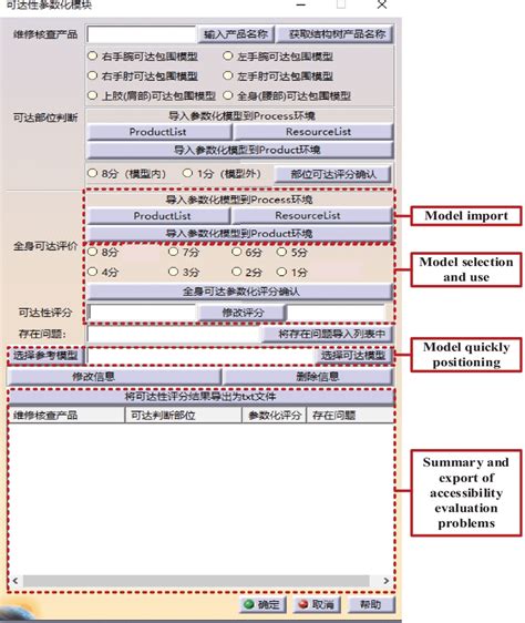 Gui Of The Accessibility Evaluation Tool Download Scientific Diagram