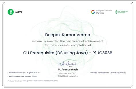Deepak Kumar Verma On Linkedin Achievement Unlocked Im Excited To Share That Ive Successfully