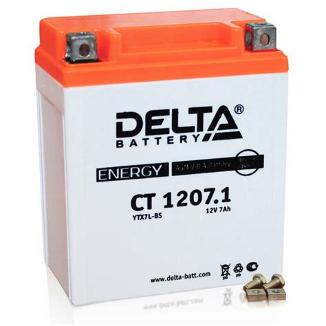 Аккумуляторная батарея Delta CT 1207.1 (12 В, 7 Ач), купить в Москве ...