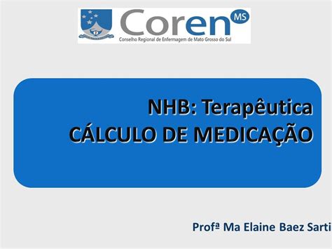 Profª Ma Elaine Baez Sarti Importância A Administração Segura E