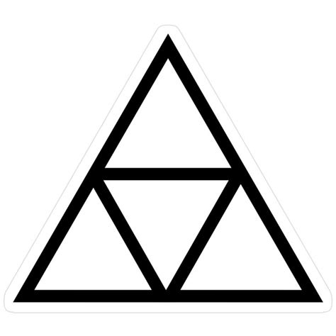 Triangle Force Sticker In 2025 Mind Map Design Vinyl Decal Stickers
