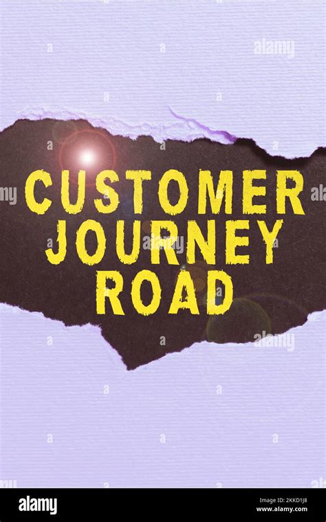 Text Showing Inspiration Customer Journey Road Business Approach Customer Experiences When