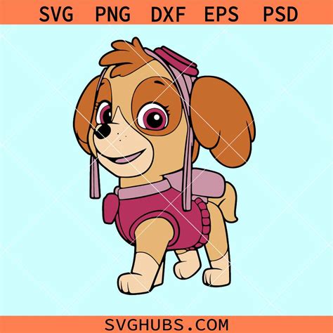 Paw Patrol Skye Svg Paw Patrol Png Paw Patrol Svg