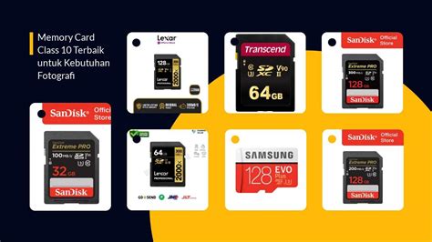 Memory Card Class 10 Terbaik Untuk Kebutuhan Fotografi