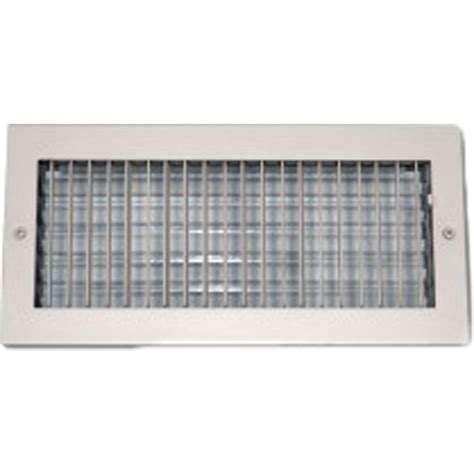 8x8 White Vent Cover Steel Shoemaker 951 Series Plumbersstock