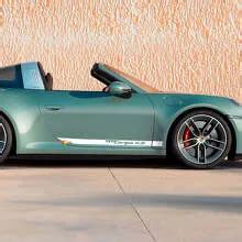 Side Doors Decorative Decal Sticker For Porsche 911 Targa 4s 2026
