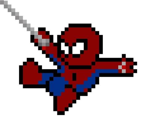 Spiderman In 2025 Spiderman Pixel Art Pixel Art Pattern Spiderman Art