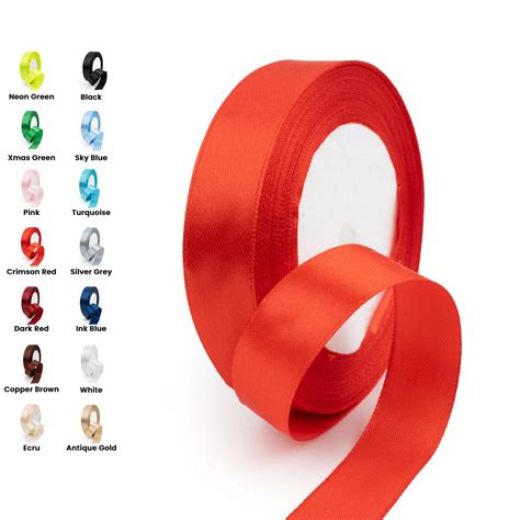 Satin Ribbon Wholesale 20mm T Ribbon Jandp Supplies Ltd