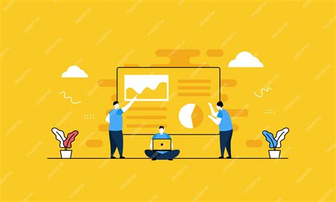 Premium Vector Data Analysis Landing Page