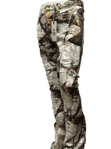 New Mens Argaunaut Straight Fit Jeans Tree Camo Denim Typhoon