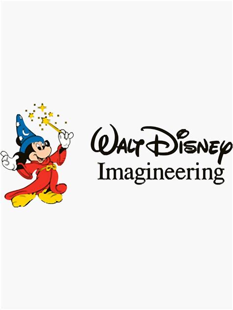 Imagineering Logo Sticker For Sale By Gloriahomas Redbubble