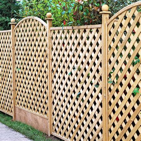 Square Lattice Fence Panels