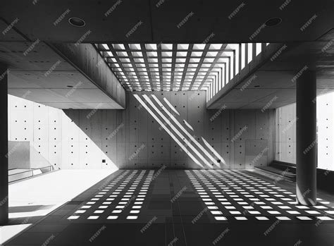 Premium Photo Light And Shadow Patterns On The Floor Through A