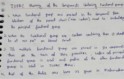 SOLUTION: Iupac naming rules - Studypool