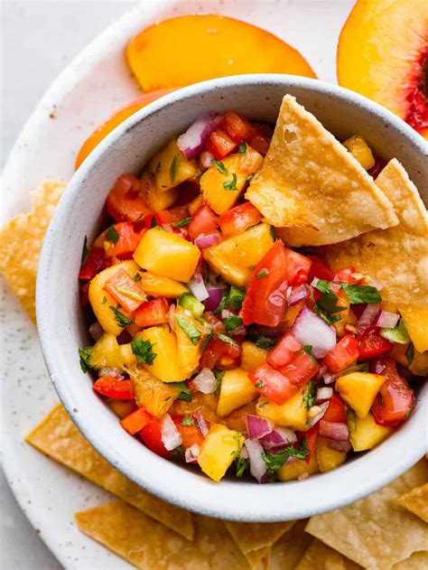 Fresh Peach Salsa Recipe The Recipe Critic