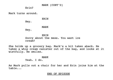 Script Ending Examples At Rose Briggs Blog