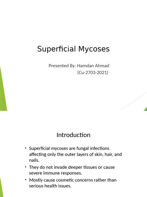 Overview Of Superficial Mycoses Pdf Mycology