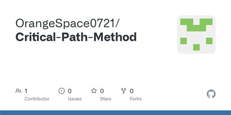 GitHub OrangeSpace Critical Path Method