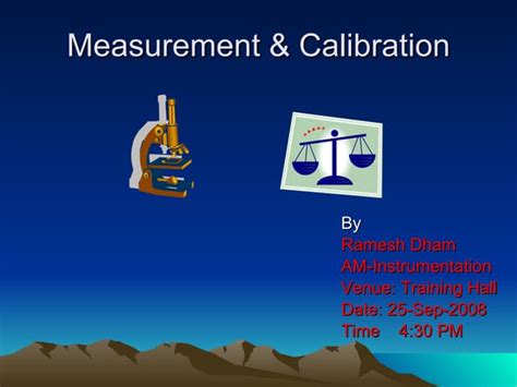 Calibration Ppt