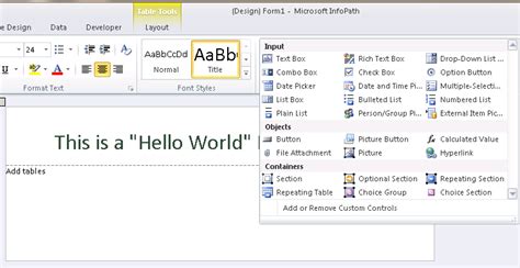 sharepoint roots add code to an infopath 2010 form