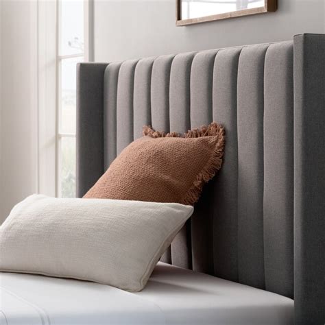 Brookside Adele Stone Full Upholstered Bed In The Beds Department At