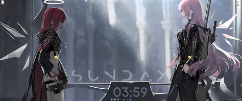 Live Wallpaper Exusiai And Lemuen Arknights Download On