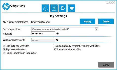 Simplepass Hp