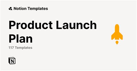 Free Product Launch Plan Templates From Notion Notion Marketplace