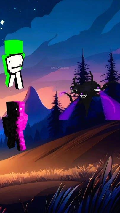 Dream And Daquavis Vs All Minecraft Mobs 🔥 Shorts Dream Minecraft