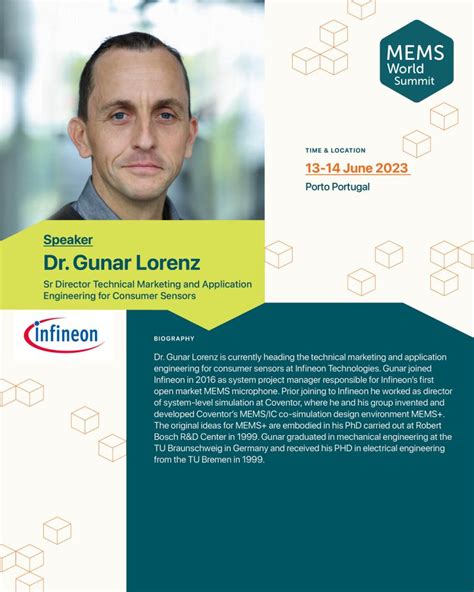 Infineon Technologies Senior Director Technical Marketing And Application Engineering For