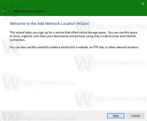 add network location to this pc in windows 10