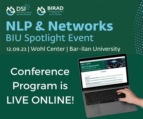 nlp and networks biu spotlight event on linkedin nlp