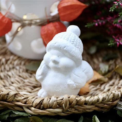 Silikon Gießform Dicker Spatz Mit Wollmütze Dekovogel Winter