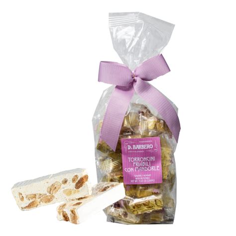 Nougat Torrone Crunchy Almond Honey Bars 200 G Barbastel