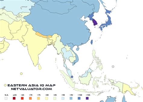 Zemlje Sa Najvišim I Najnižim Koeficijentom Inteligencije Iq Mapa Iq Netvaluator Srpski