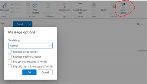 outlook web missing encrypt button microsoft community hub