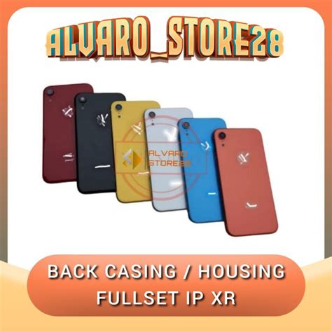 Jual Back Casing Kesing Housing Backdoor Fullset Pengganti Ip Xr Shopee Indonesia