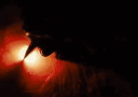 Black Man Writing On Fire Burning House 