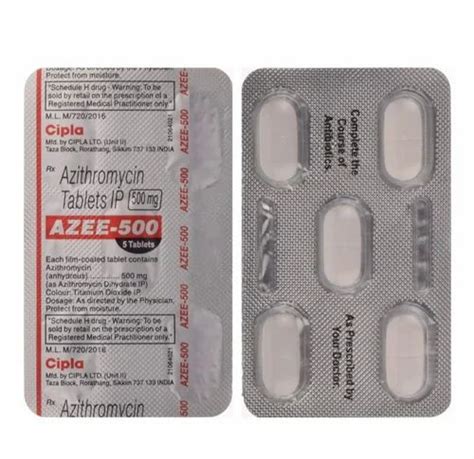 Azithromycin Tablets Ip At ₹ 90box Azithromycin 500 Mg In Amravati Id 2853769859897