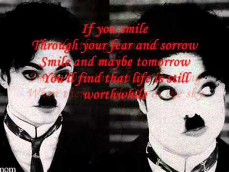 Michael Jackson Karaoke Smile With Lyrics Youtube