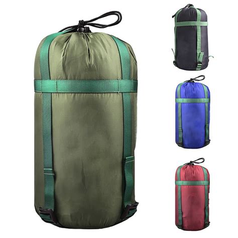 1pc Nylon Compression Bag Camping Sleeping Bag Clothing Pouch Foldable