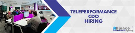 Experienced Teleperformance Cdo Hiring Nurse Hiring Cdo