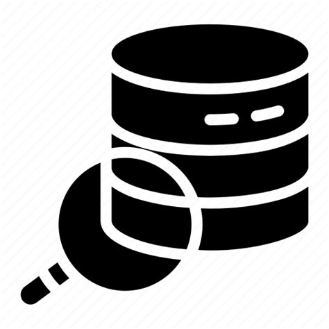 Search Data Computer Database Magnifying Icon Download On Iconfinder