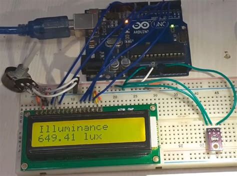 Temt Ambient Light Sensor Arduino Measure Light Intensity