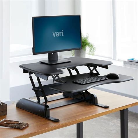Varidesk® Pro Plus™ 30 Single Monitor Standing Desk Converter