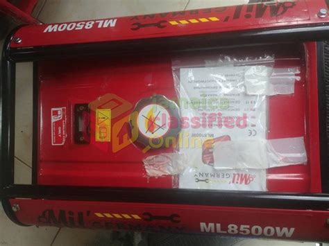 For Sale Mil Germany Ml8500w Silent Air Cooled Generator Half Way Tree