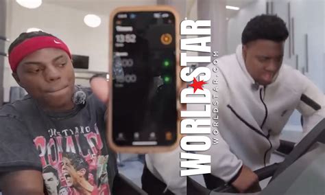 Worldstar Ishowspeed Challenged His Brother Jamal To Walk One Mile On A Treadmill To Win