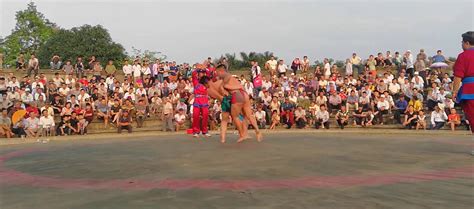 Asian Wrestler And Wardrobe Malfunction