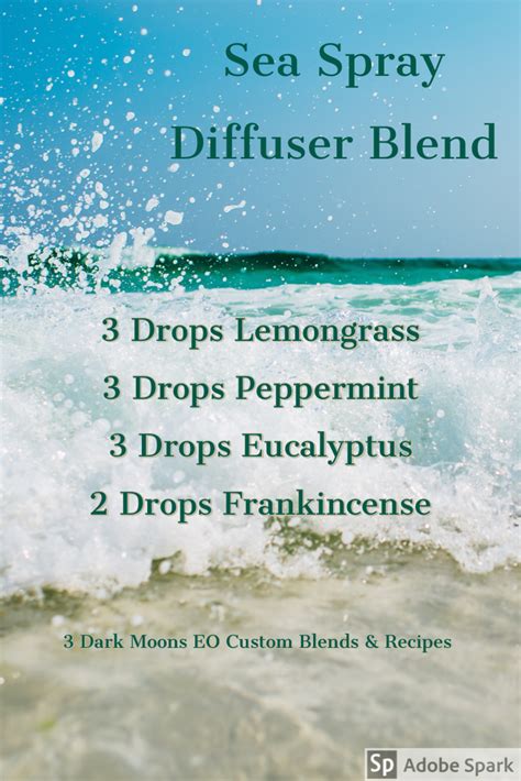 Sea Spray Diffuser Blend In 2024 Essential Oil Diffuser Blends